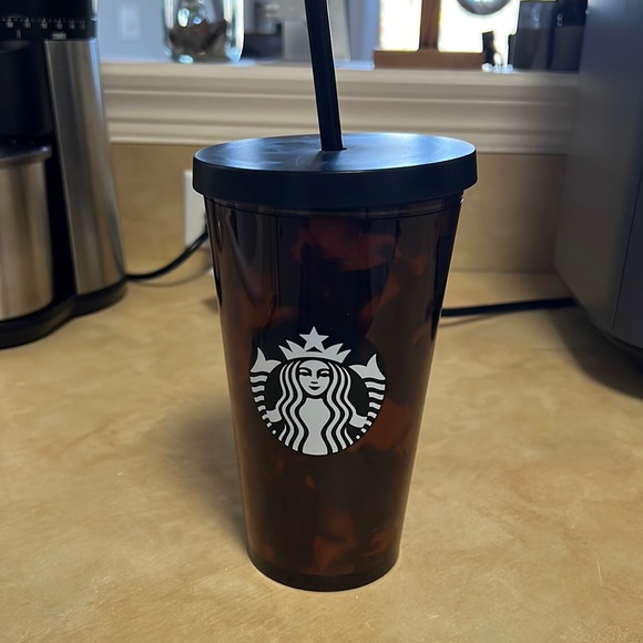 Starbucks | Kitchen | Starbucks Tortoise Shell Grande 6 Oz Tumbler ...
